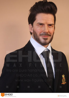 Figura di cera famosa della stella di sport scultura umana della resina di David Beckham della stella di calcio