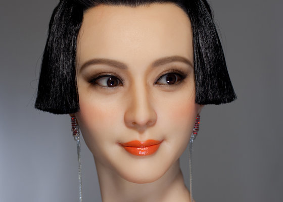 Alta figura di cera realistica di celebrità del fan Bingbing/figure di cera a grandezza naturale