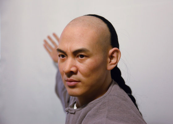 Figura di cera di Jet Li della celebrità/action figure a grandezza naturale per l'esposizione del museo