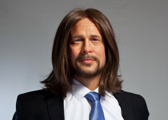 Action figure a grandezza naturale della celebrità di Brad Pitt di personalizzazione per il museo della cera