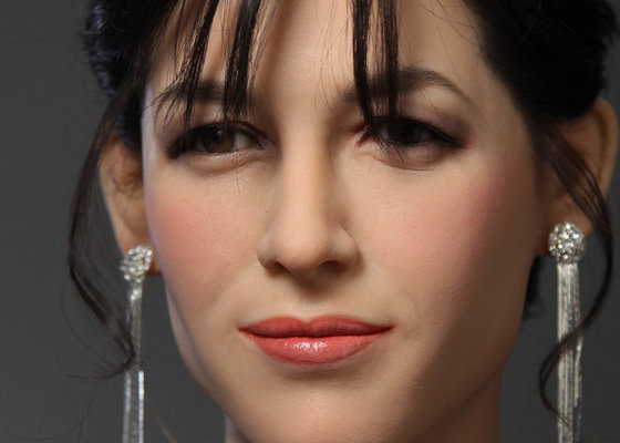 Signora occidentale Sculpture Celebrity Wax Statues della resina di Sophie Marceau per il museo