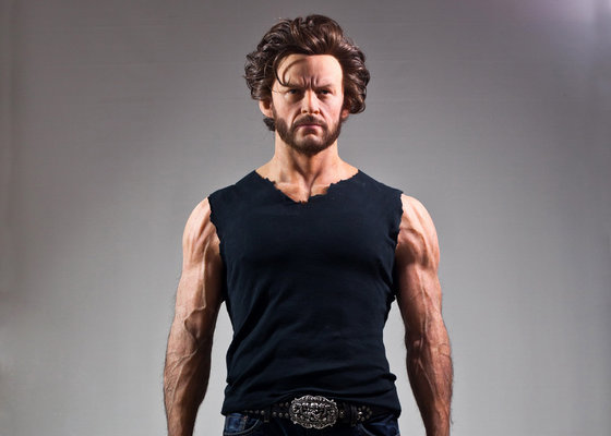 Figure di cera simulate delle celebrità della decorazione della figura di Hugh Jackman Acyion