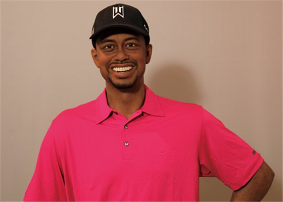 Statua di cera realistica del silicone per la figura di cera della stella di sport di Tiger Woods