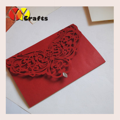 wedding invitation card  baby shower invitation cards 2016 decorated paper for  wholesale red pearl  small rhinestone