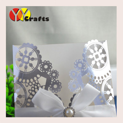 Metallic paper silver color popular laser cut invitation cards,wedding invitaiton cards,greeting cards,birthday cards