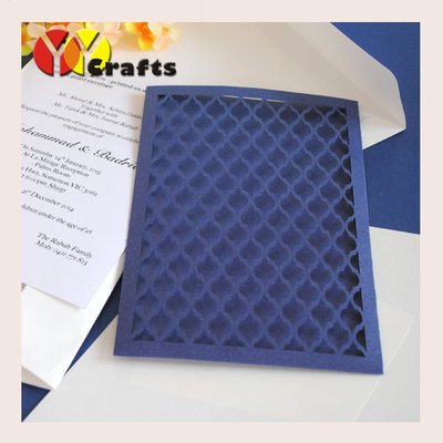 Laser cut wedding invitation cards models chinese freshers party invitations