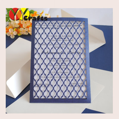 Laser cut wedding invitation cards models chinese freshers party invitations