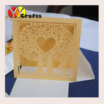 wedding invitation card love tree couples China wholesale chinese wedding invitation card & invitation cards models
