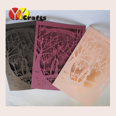 Love Couple English Wedding Invitation Card With Name Logo