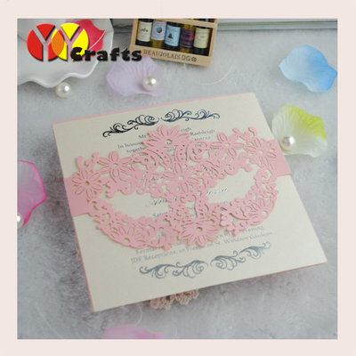 Newest birthday and party favor unique invitation card designs with envelop and seals