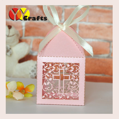 Cross laser cut wedding wrapper packing boxesfree shipping laser cut wedding souvenirs box wedding paper boxes