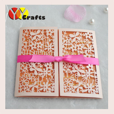 wedding invitation card bows and ribbons for invitation card decoration Manufacture making wedding decoration ribbon bow