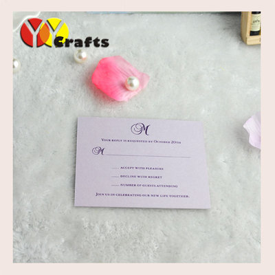 Custom Printable Rsvp Cards with background pearl paper , Wedding Invite Rsvp