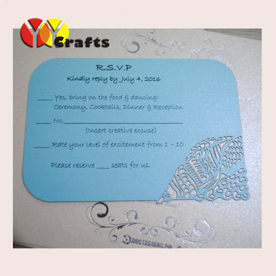 Sea shell paper wedding rsvp card beach for invitation decorations