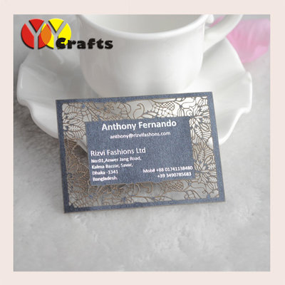 Handmade Delicate Fancy wedding Rsvp Card Black Paper For Holiday