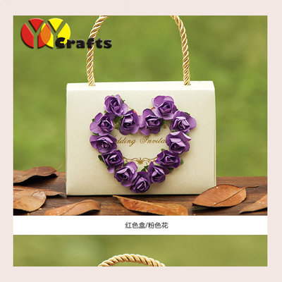 Colorful portable Candy Bags For Weddings , paper chocolate packaging bags