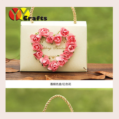 Colorful portable Candy Bags For Weddings , paper chocolate packaging bags
