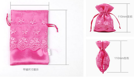 Lace silk wedding candy bags , wedding party decorations chocolate packaging bags