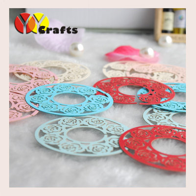 Rose Shape Wine Claims Engagement Wine Glass Decoration Various Colors