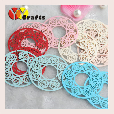 Rose Shape Wine Claims Engagement Wine Glass Decoration Various Colors