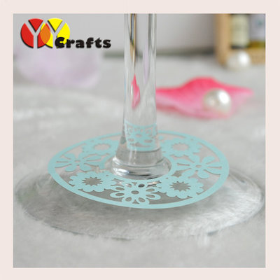Flowers Wine Claims Decoration For Engagement Wine Glass Bottom