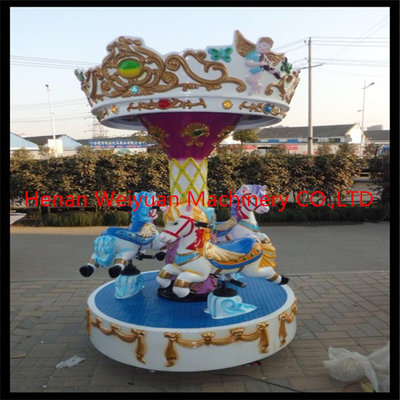 carousel coin children machine 3 seats mini carousel for sale supplier