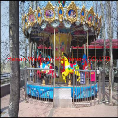 More than 10 years experience in fashion style luxury carousel 8 seats carousel horses supplier