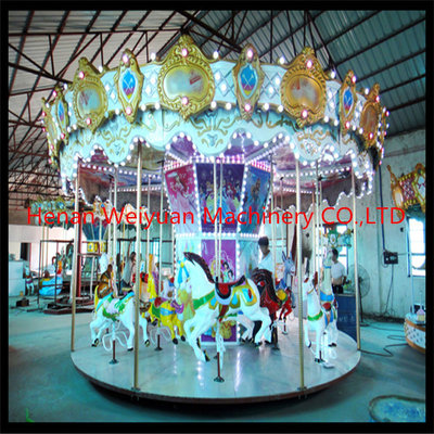 16 seats kids ride commercial grade mechanical horse Carousel supplier