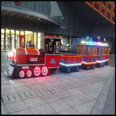 Professional Manufacture  Shop Market Tourist Electrical Trackless Train supplier