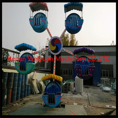10 cabins kids mini amusement rides ferris wheel supplier