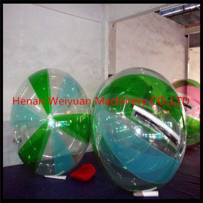 CE certificate durable  2M  TPU0.8 Colorful Water Walking Ball  with German zip use in shopping mall supplier