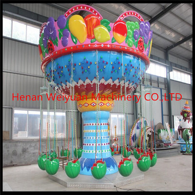 Thrilling Watermelon Rotating Chair Fruit Flying Chairs Kiddie Rides For Sale supplier