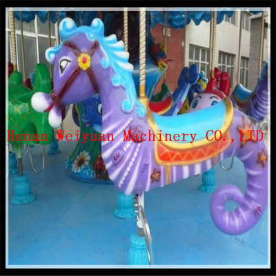 New Design Amusement Park Rides 16 seats Marine Style Carousel For Sale supplier