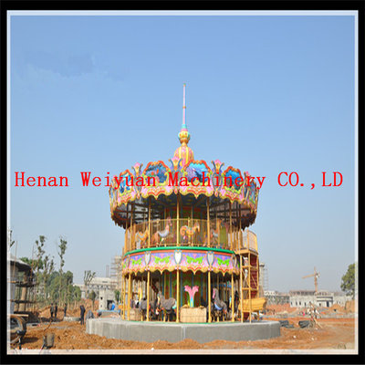 double deck carousel two floor merry go round for sale supplier