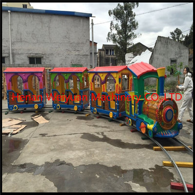 Amusement park Kids electric train Thomas train track ride for sale supplier