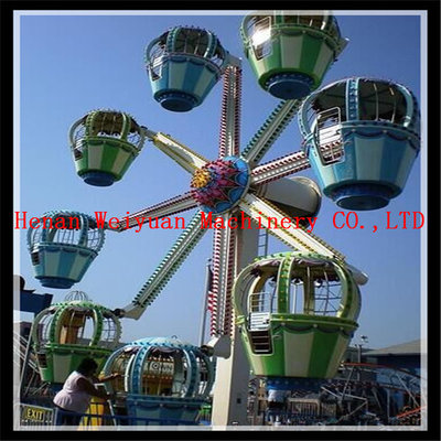 8 cabins  New fire balloon 32 seats mini ferris wheel for sale supplier