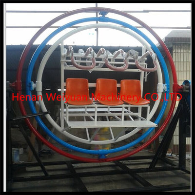 CE certificated 6 seats amusement park rides human gyroscope/3D space ring for sale supplier