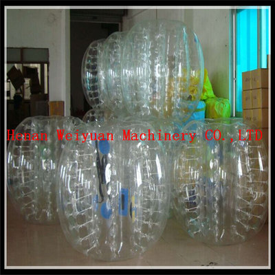 High quality football games RED and BLUE inflatable human bubble balls bumper balls/soccer bubbles supplier