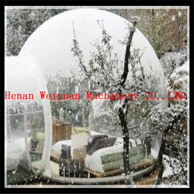 5M customized PVC giant inflatable snow globe, christmas inflatable snow globe bubble tent supplier