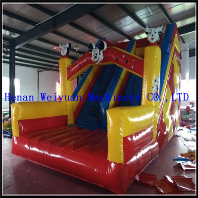 10% disaccount High safety car inflatable slide,commercial inflatable water slides PVC 0.6 supplier