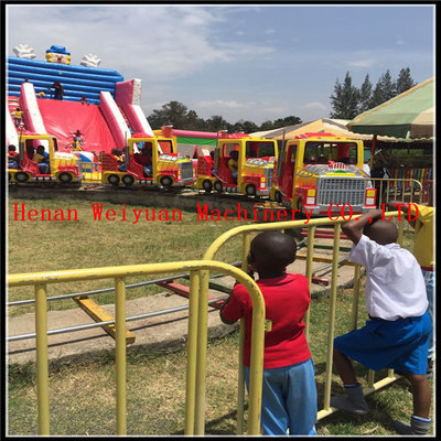 new desighed 4 cabins 16 seats  big truck shape amusement outdoor equipment kids electric train supplier