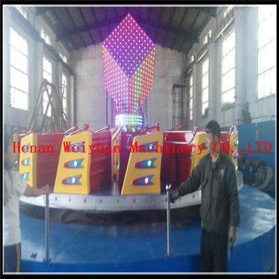 Popular Colorful  Kids Amusement Park Games Equipment Ballerina Rides  Fiberglass 24seats Kiddie Hully Gully supplier