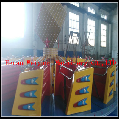 Popular Colorful  Kids Amusement Park Games Equipment Ballerina Rides  Fiberglass 24seats Kiddie Hully Gully supplier