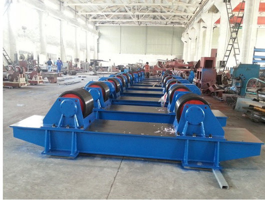 PU Wheels Automatic Welding Turning Rolls 380V With 60Ton Loading Capacity