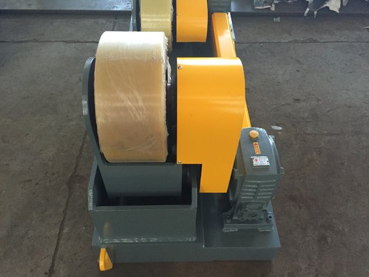 10 Tonnen-Rohr, das Rolls-Antrieb durch Leistungsstärke 1.5KW mit 300mm×120mm Gummirädern dreht