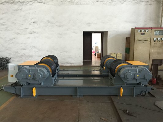 Doppel-PU-Rad-Schweißens-Rohr, das Rolls/herkömmlichen Schweißens-Rotator 200T Druckbehälter beladend dreht