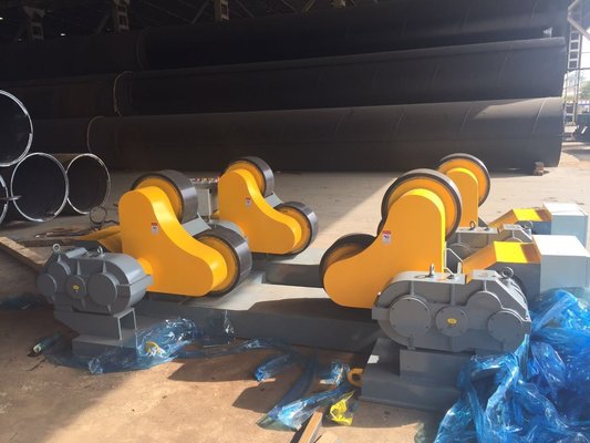 Leistungsstärke-Doppelt-Reihe des automatischer Selbstdreht sich übereinstimmende Schweißens-Rotator-4kw