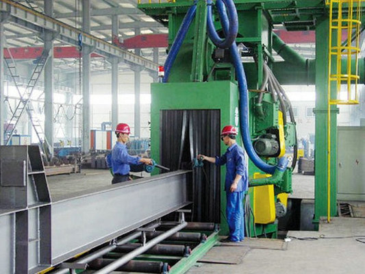 Trommelartige h-Strahln-Strahlenen-Maschine mit hohe Leistungsfähigkeit DustRemoving-System