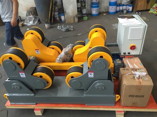 übereinstimmender Rotator 10T 1.5KW Selbst, Energie-Rollen für das Rohr, das PU schweißt, dreht sich
