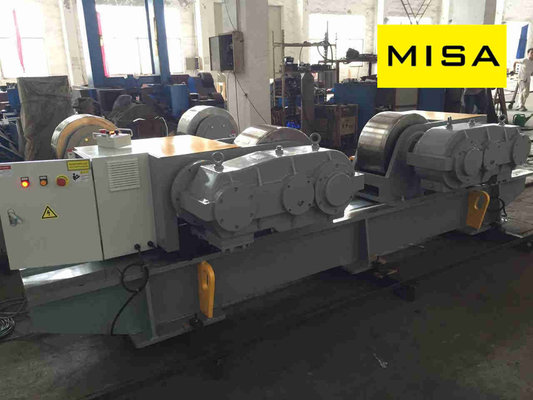 dreht sich das justierbare Schweißen des Rohr-40T, das Rolls mit Motor- 2*1.5KW und Φ400mm PU dreht